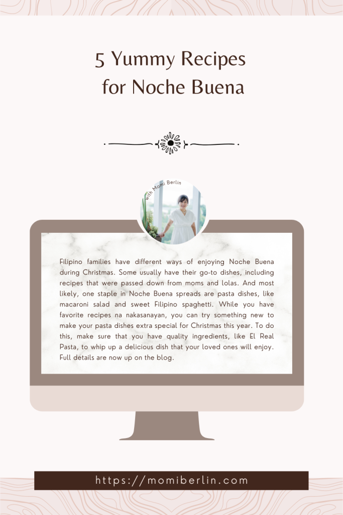 5 Yummy Recipes for Noche Buena – Venagredos